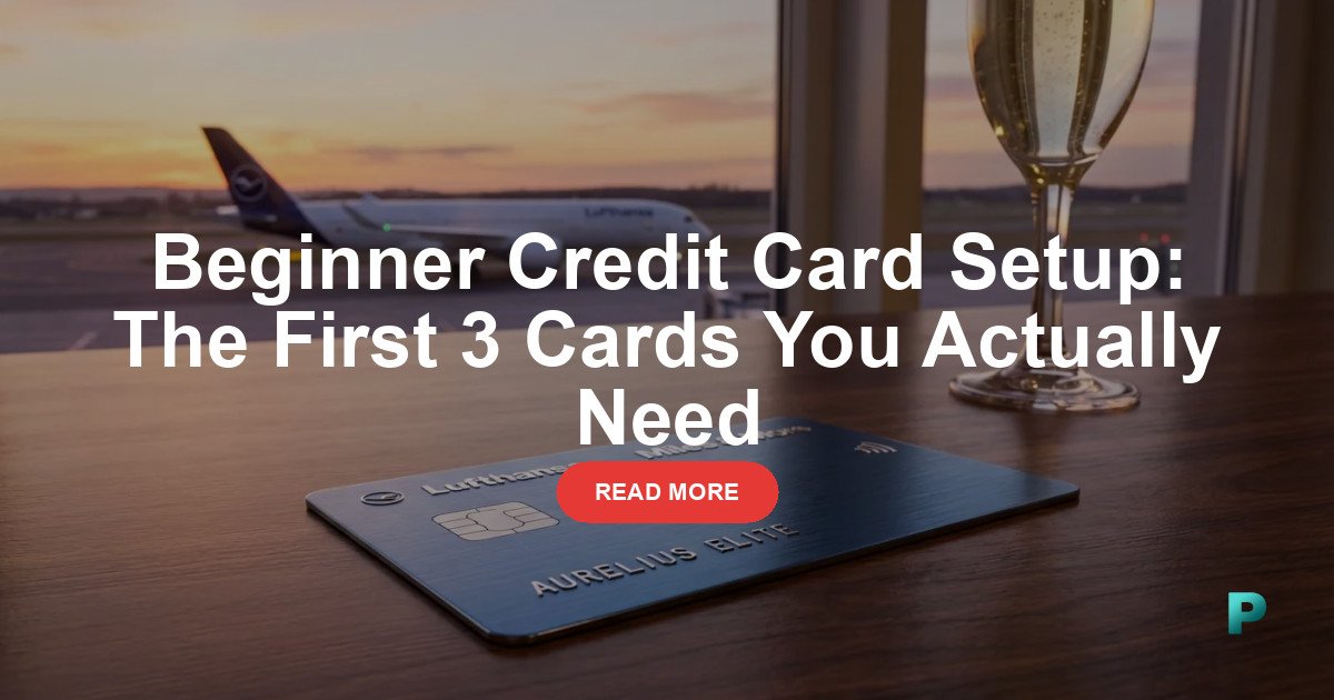 Beginner Credit Card Setup: The First 3 Cards You Need