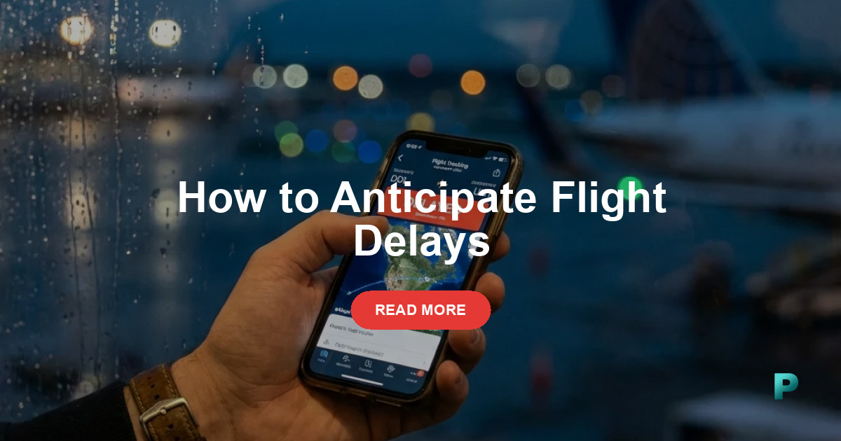 How To Anticipate Flight Delays